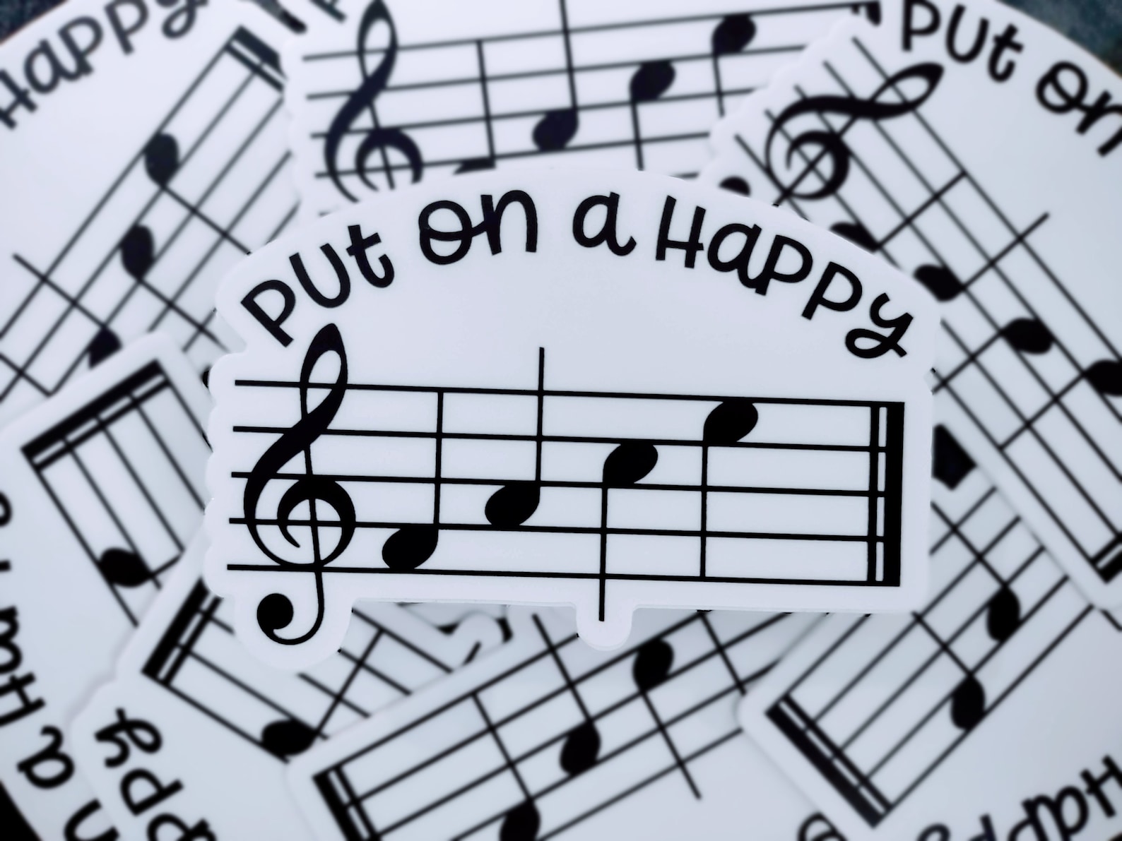 Put on A Happy Face Sticker Marching Band Sticker Music | Etsy