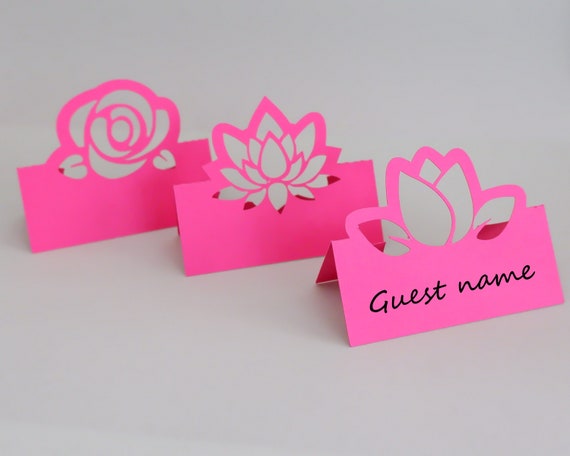 Personalised Table Name Tags SVG WEDDING Table Name Tags - Etsy