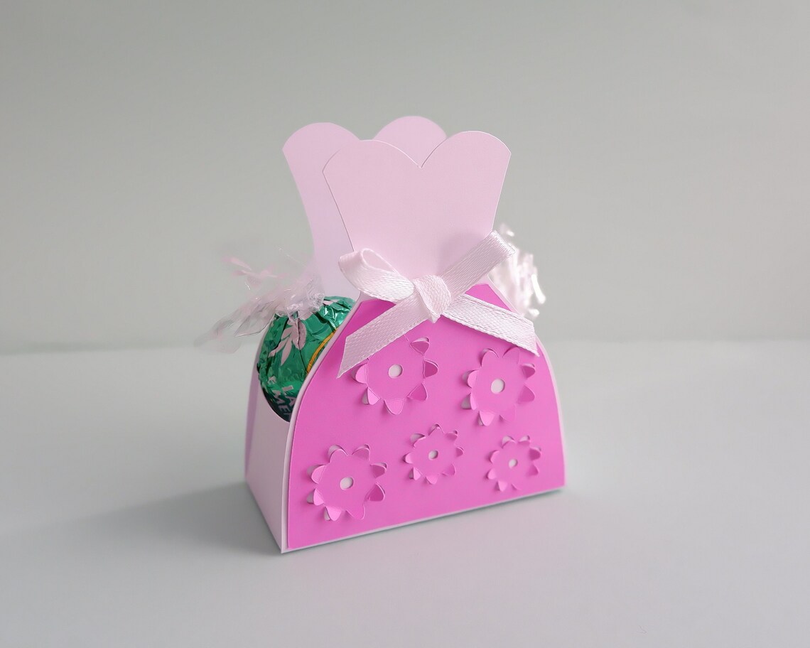 Dress Favor Box SVG, Wedding Favor Box Template SVG, Dress Gift Box ...