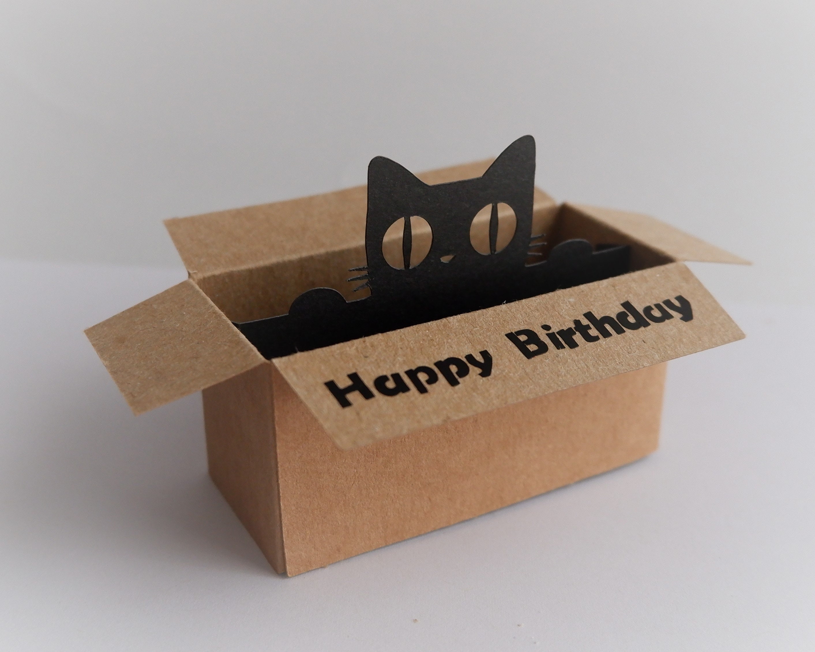 CAT 3D Pop up Box Card CAT Box Card Svg Cat Lover Card 3D - Etsy Australia