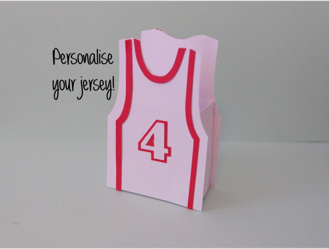 Basketball Jersey Favor Box SVG, Jersey Box Template SVG, Sports Box ...