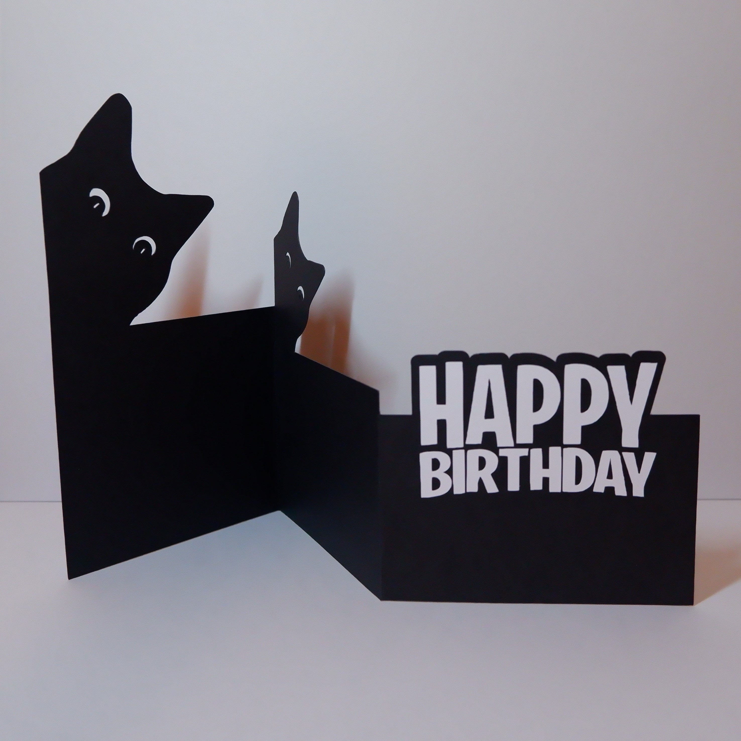 CAT 3D Pop up Card, CAT Card Svg, Cat Lover Card, 3D Papercut Svg Card ...