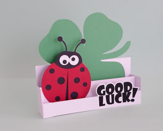 GOOD LUCK Pop up Card SVG Good Luck 3D Card Good Luck Card - Etsy