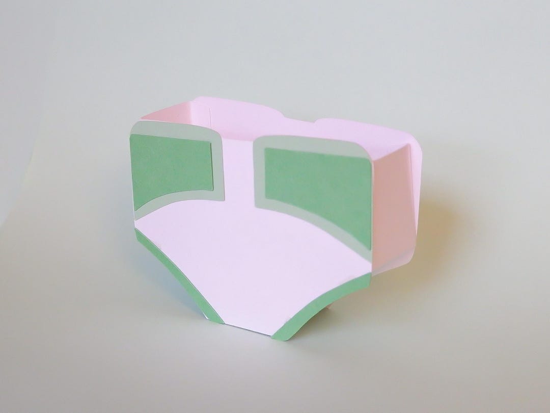 Baby Diaper Favor Box SVG, Favor Box Baby Shower, Diaper Favor Box ...