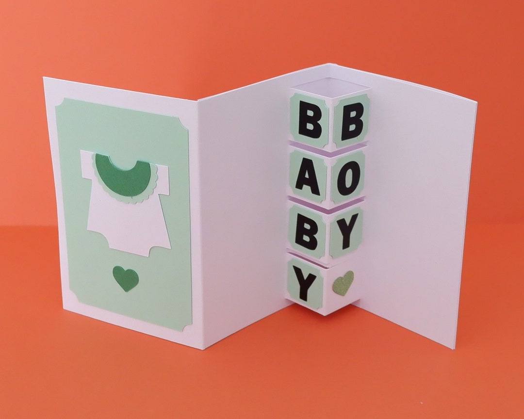 It's a Boy Card SVG, Welcome Little One Card, New Baby Greeting Card ...