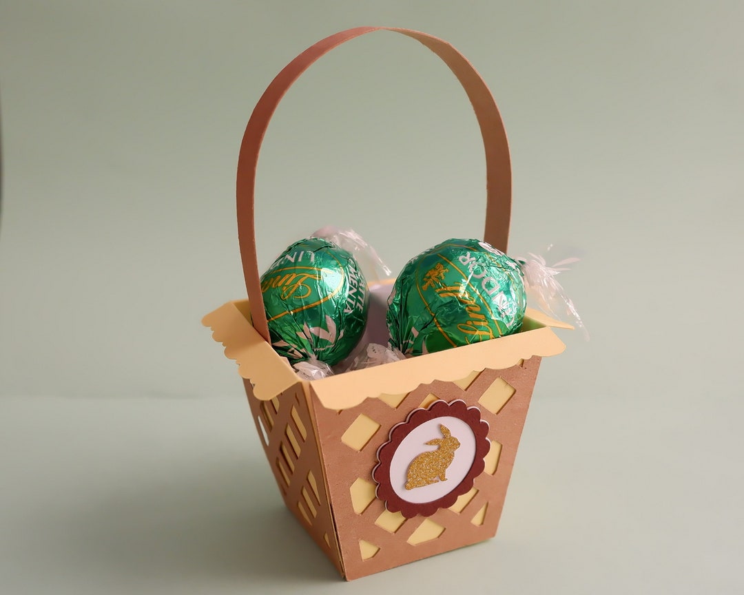 Easter Basket Gift Box Svg, Easter Bunny Gift Box Svg, Bunny Box ...