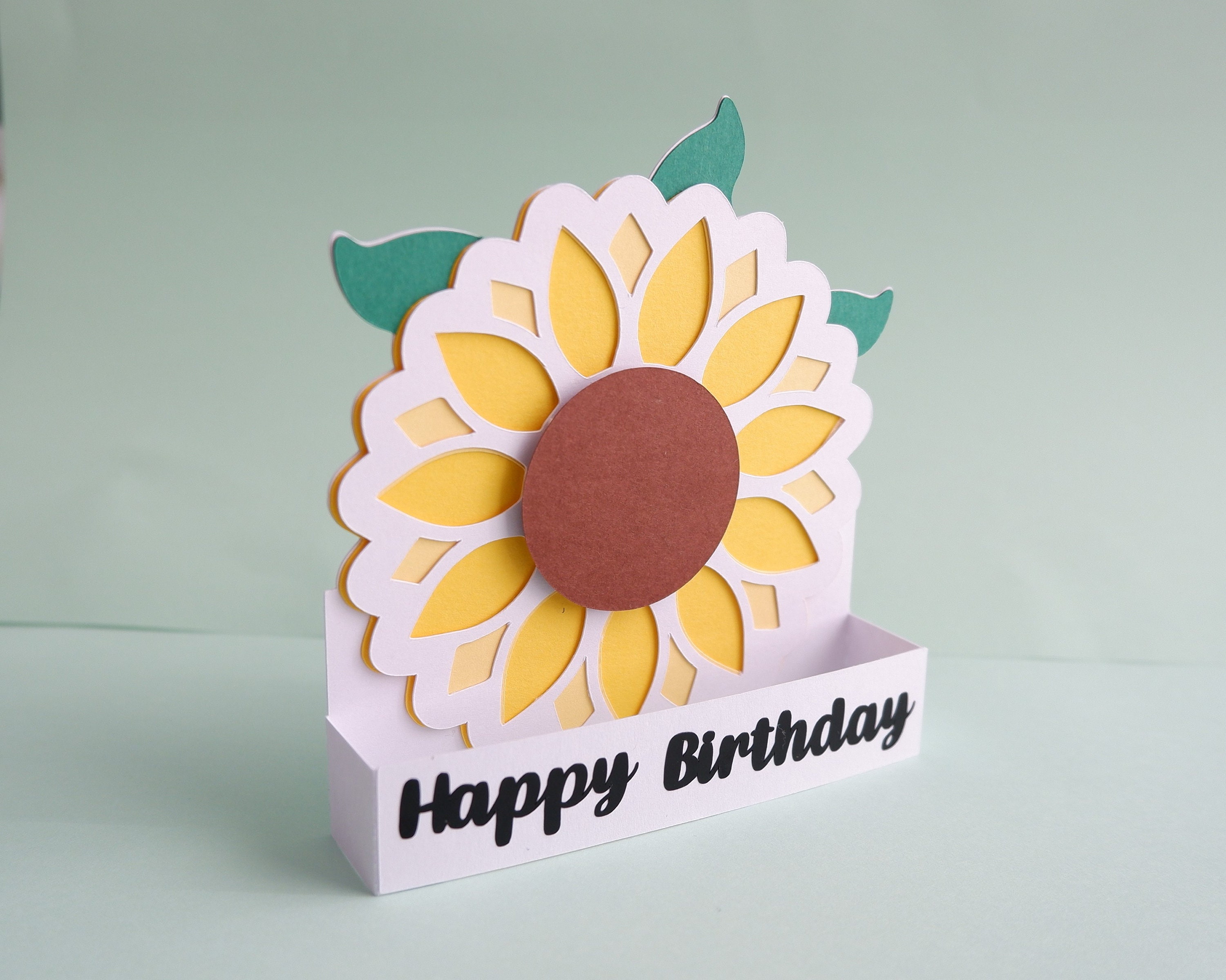 Happy Birthday 3D Card SVG Pop up 3D Card SVG File Digital - Etsy