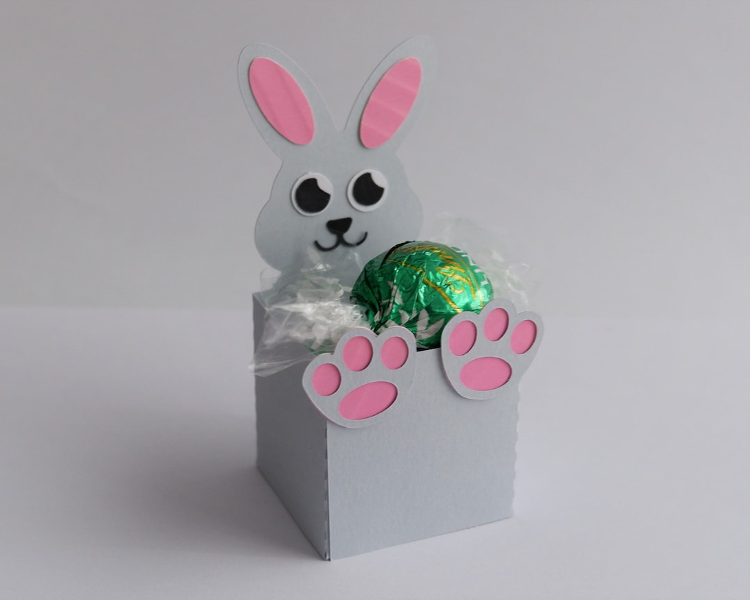 Bunny Easter Box Favor SVG, Easter Bunny Gift Box Svg, Bunny Box ...