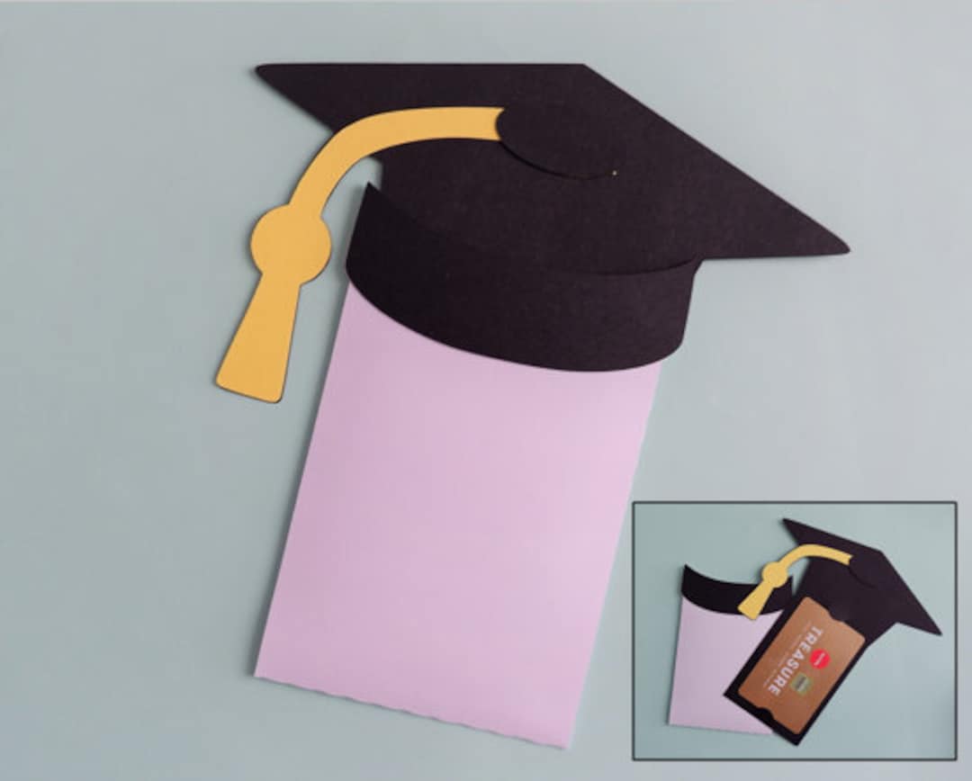 Graduation Gift Card Holder SVG, Graduation Hat, Graduation Gift ...