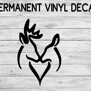 Buck and Doe Truck Decal | Etsy