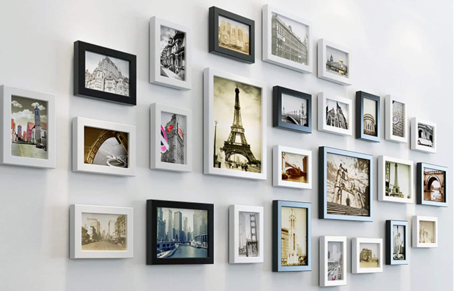Modern Photo Picture Frame Set 26 Hanging Photo Frames Wall | Etsy
