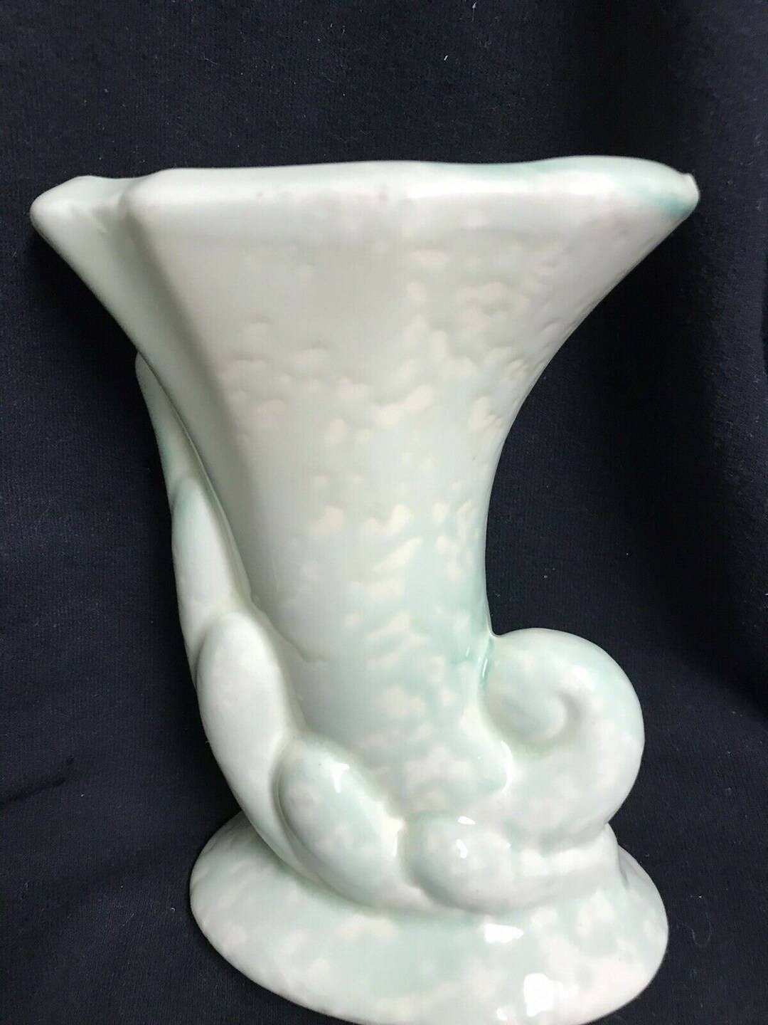 Cornucopia THANKSGIVING Ceramic Vase Planter Display Light Green ...