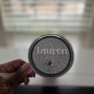 Yeti Name Plate/yeti Topper/custom Yeti Accessory/yeti Rambler Topper ...
