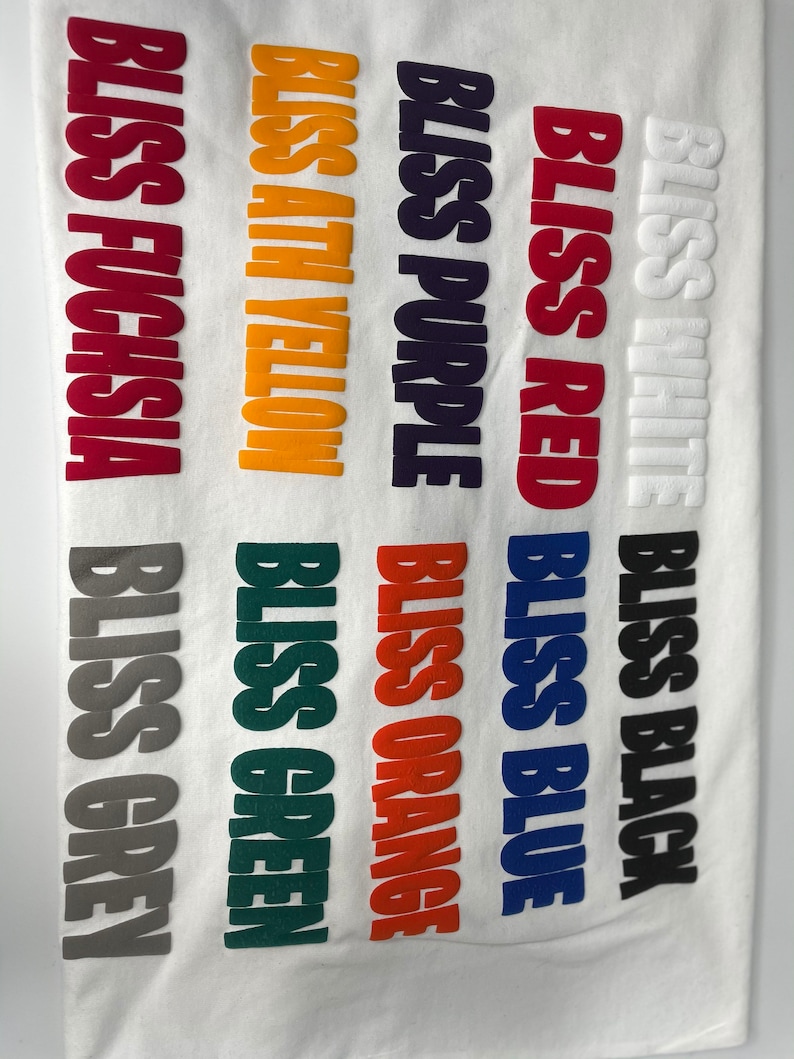 3D Puff Vinyl/heat Transfer Vinyl/puff Fashion Vinyl - Etsy