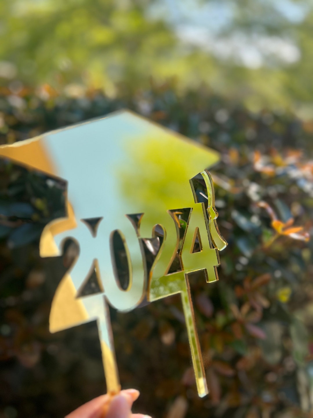 Graduation Acrylic Cake Topper/acrylic Grad Topper/2024 Graduate/grad ...