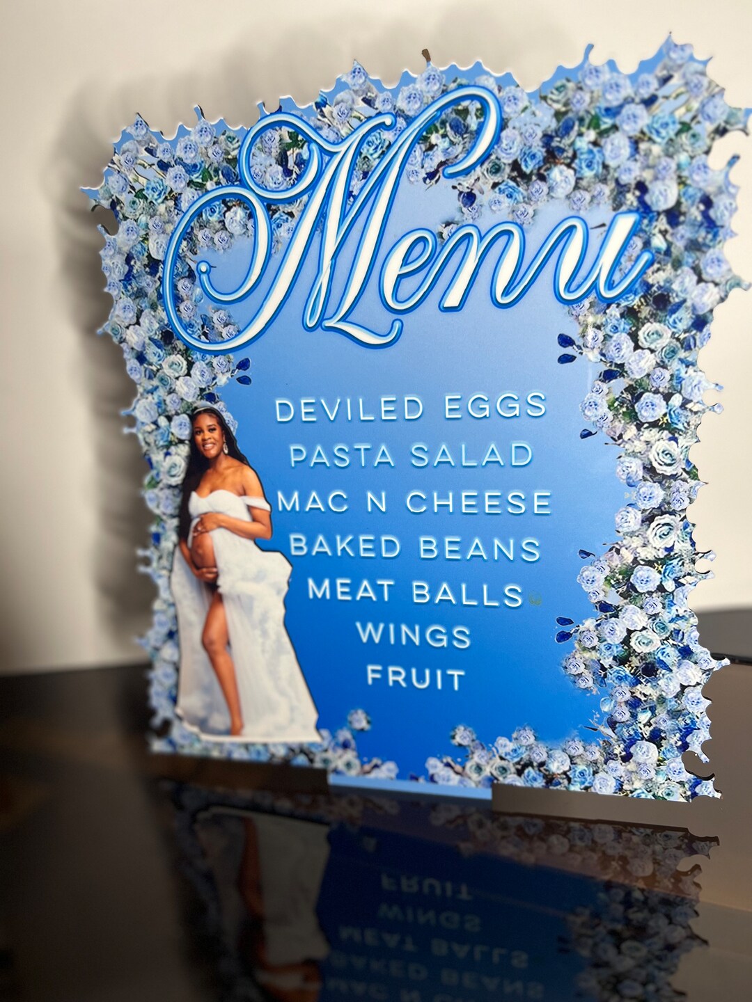 Custom Bar Menu/ Custom Food Menu/baby Shower Menu/wedding Menu,full ...