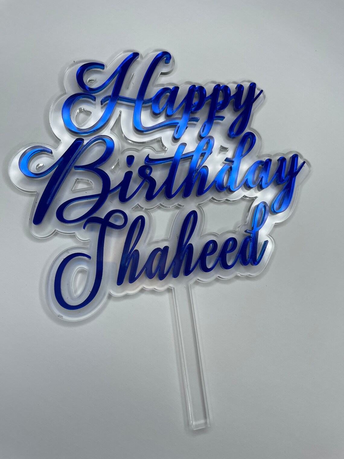 Acrylic Cake Topper/layered Cake Topper | Etsy