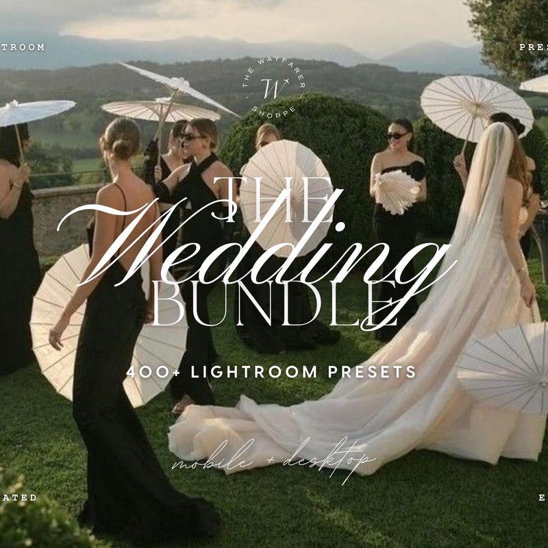 Wedding Preset Film - Etsy UK