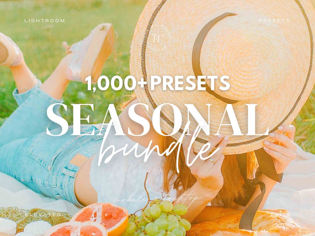 1,000+ Seasonal Lightroom Preset Bundle | Summer Travel Presets, Beach ...