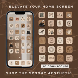 10000 Ios 17 Neutral App Icons Boho Fall Aesthetic Widget - Etsy UK