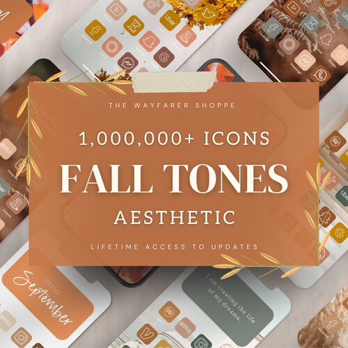 Halloween/fall Themed Ios 14 Icon Pack - Etsy