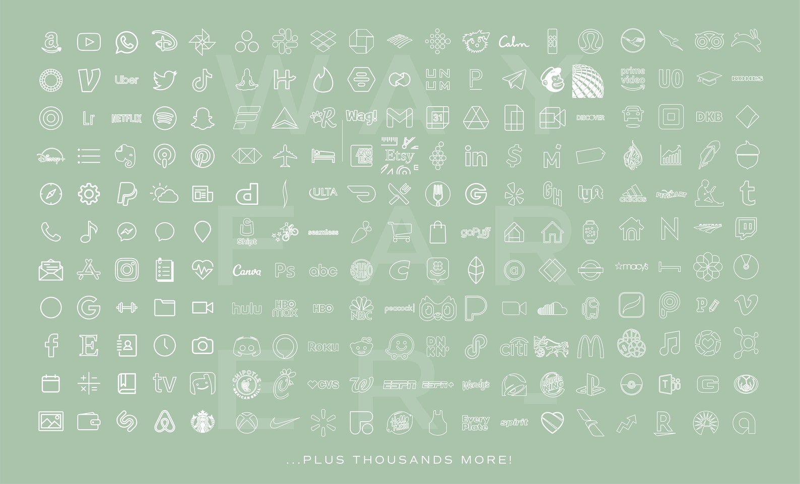 17000 Ios 16 App Icons Green Aesthetic Iphone Ios 14 - Etsy
