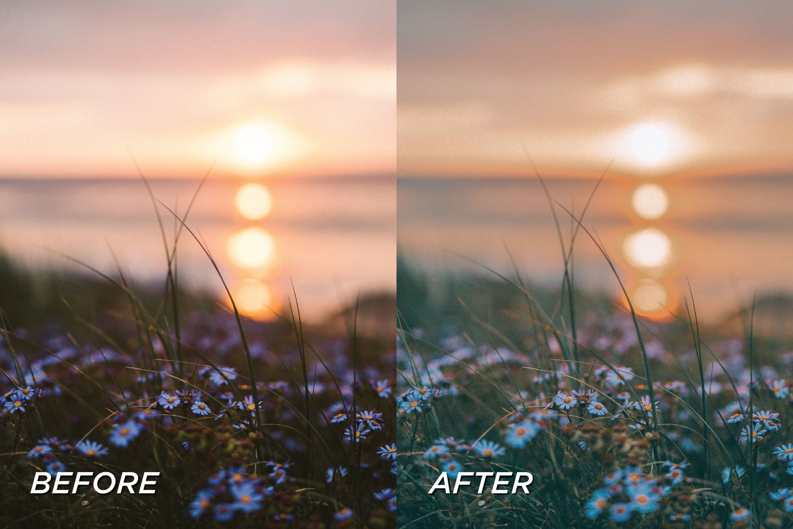 15 Sunset Presets Mobile Lightroom Presets, Outdoor Preset, Vibrant ...