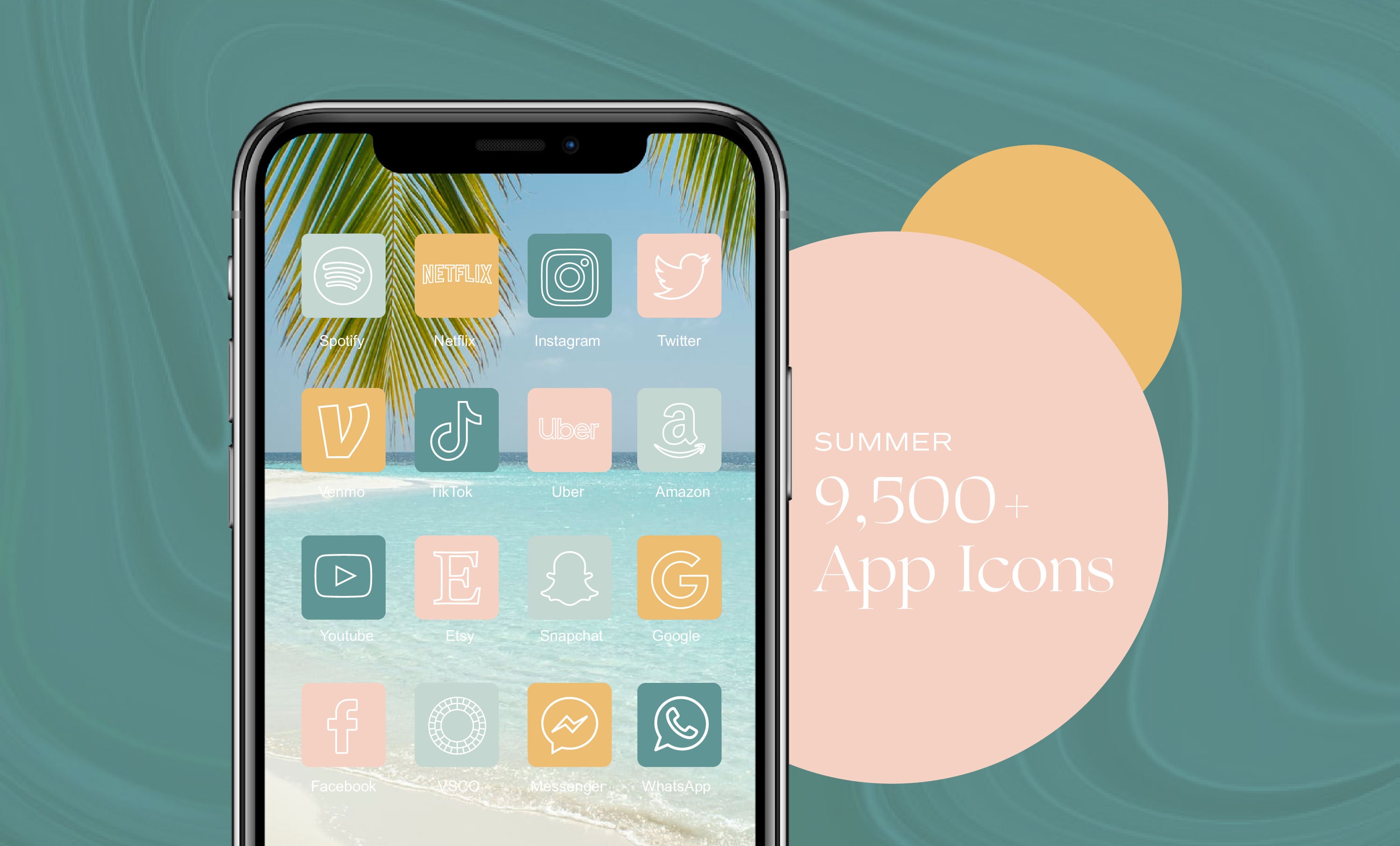 Spring Summer Aesthetic Widget iOS 14 Cover Widgetsmith iOS Aesthetic ...