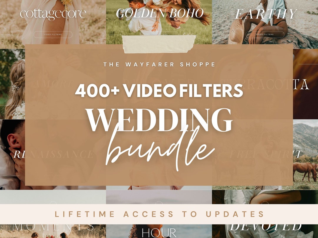 400+ Mobile VIDEO Filters, Cinematic Wedding Filters, Natural Video ...