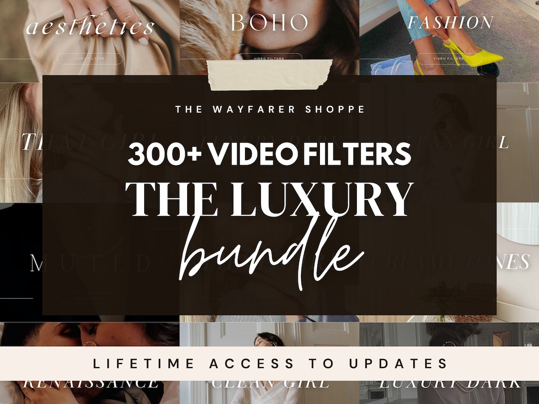 300+ Mobile VIDEO Filters, Luxury Filters, Natural Filters, Aesthetic ...