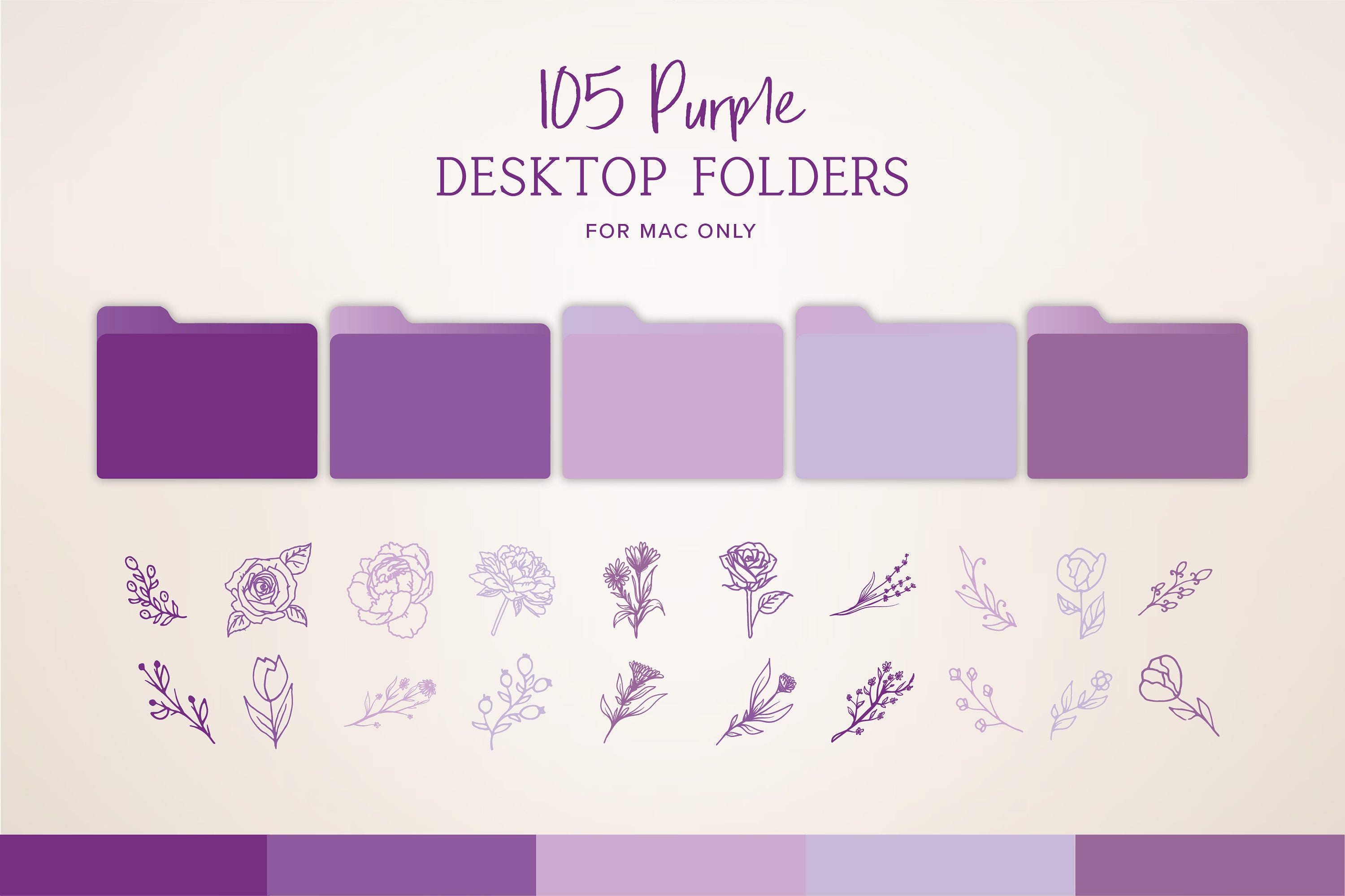 Purple Folder Icon