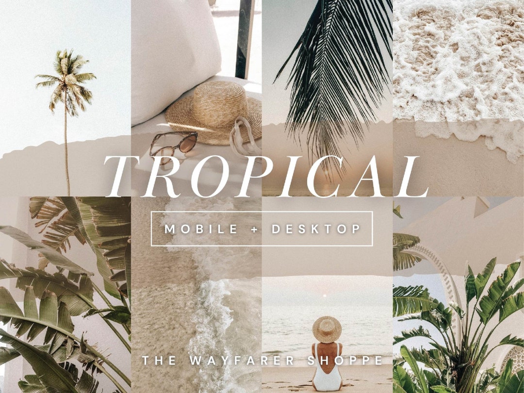 15 Tropical Lightroom Presets | Summer Travel Beach Photo Filters for ...