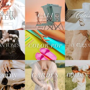 500+ Spring Summer Luts Bundle, Mobile VIDEO Filters, Natural Video ...