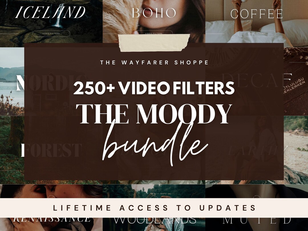 250+ Mobile VIDEO Filters, Moody Filters, Outdoor Video Editing LUTS ...