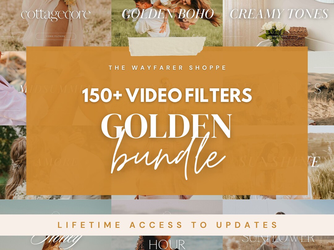 150+ Mobile VIDEO Filters Golden Filters, Warm Filters Natural Portrait ...