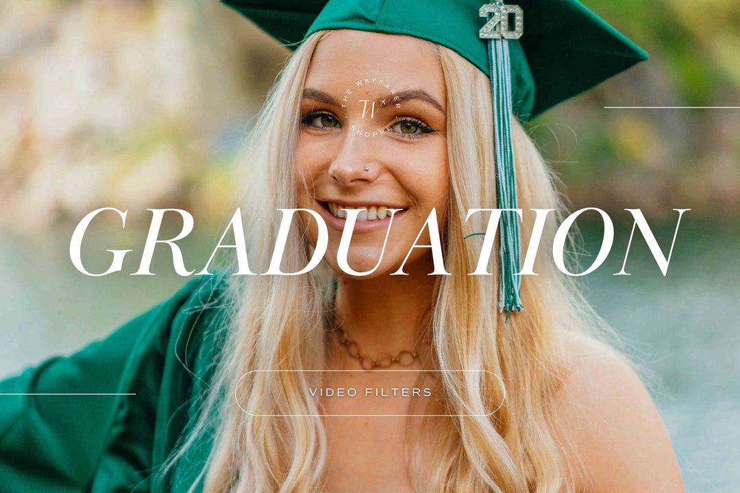 15 Graduation Mobile VIDEO Filters, Bright Outdoor Filters, Vibrant ...
