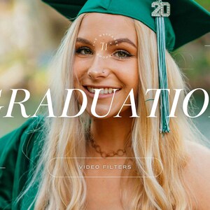 15 Graduation Mobile VIDEO Filters, Bright Outdoor Filters, Vibrant ...