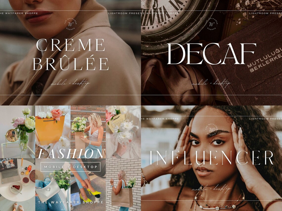 300+ Influencer Lightroom Preset Bundle, Natural Presets, Aesthetic ...