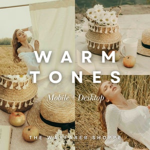 50+ Warm Tones Lightroom Preset Bundle, Golden Presets, Sunset Presets ...