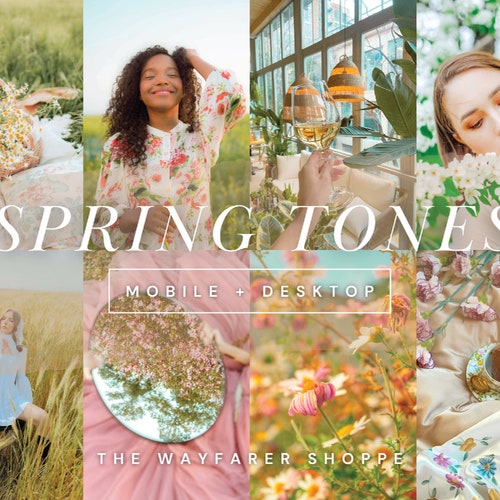 Spring Preset/ Mobile Lightroom Presets/ Desktop Lightroom - Etsy