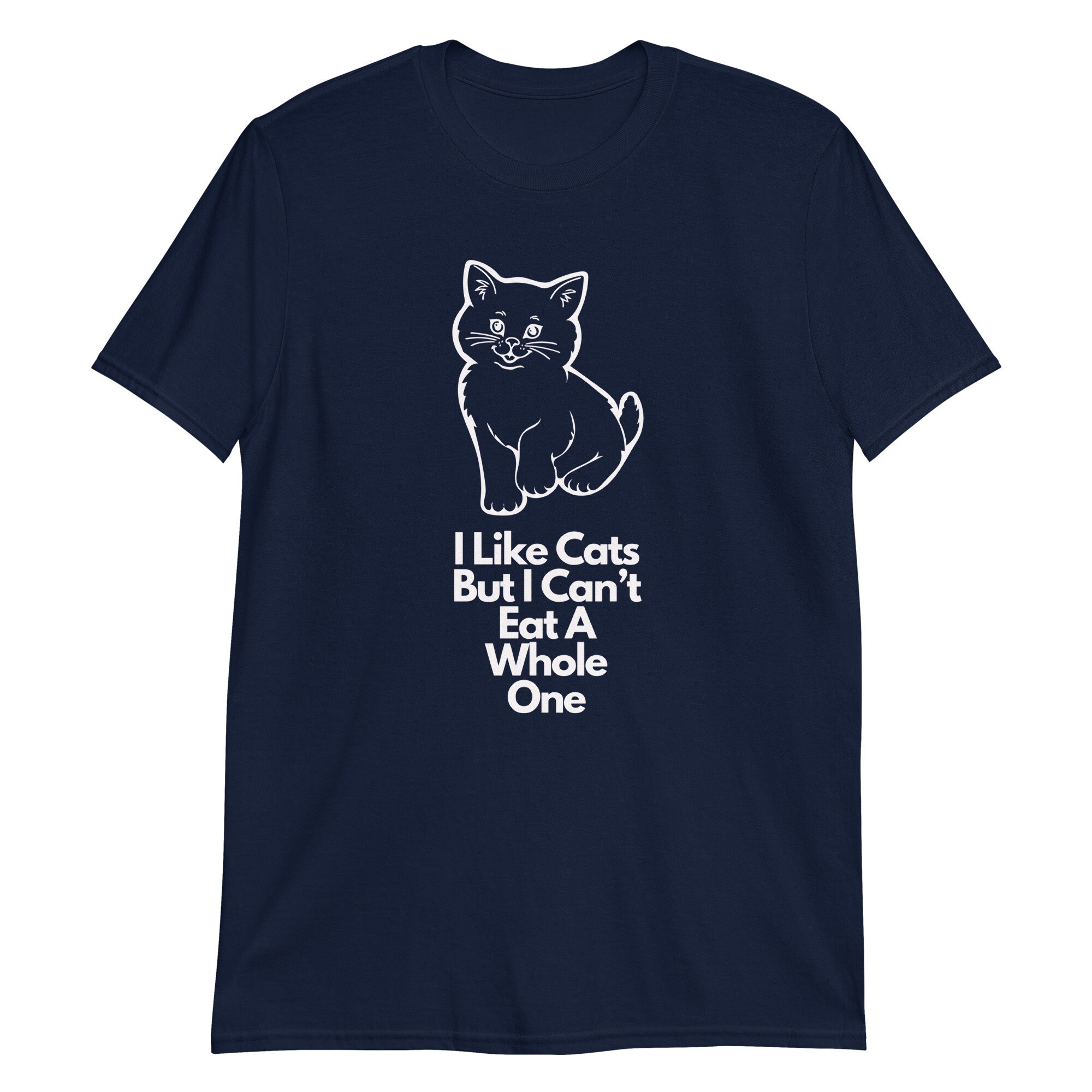 Funny Eating Cats T-shirt: Ironic Meme Unisex Tee - Etsy