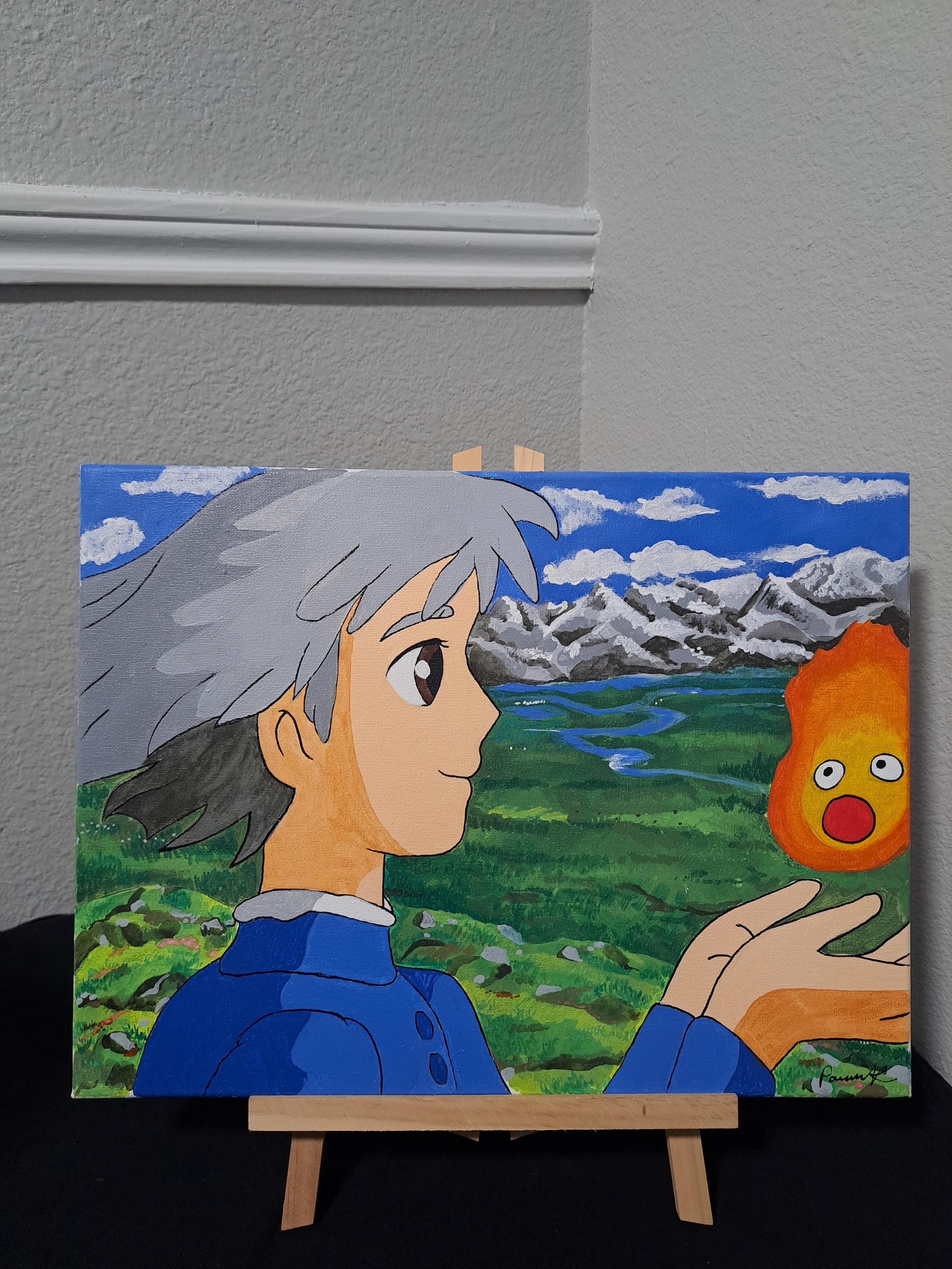 Sophie and Calcifer Howls Moving Castle - Etsy