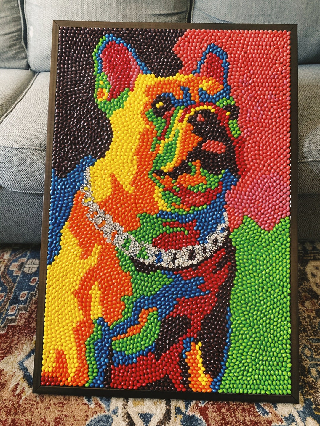 Custom Skittles Portrait - Etsy