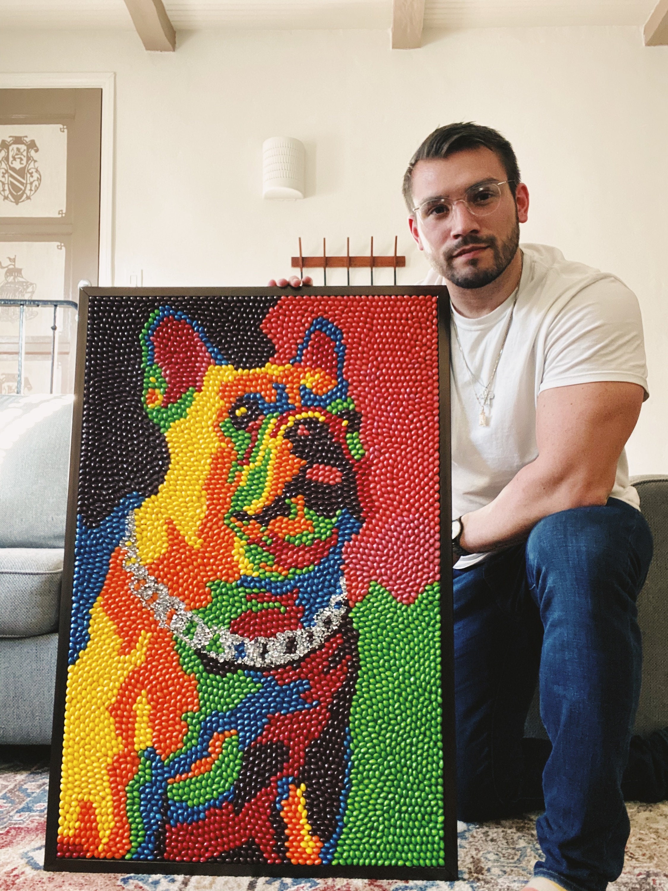 Custom Skittles Portrait - Etsy