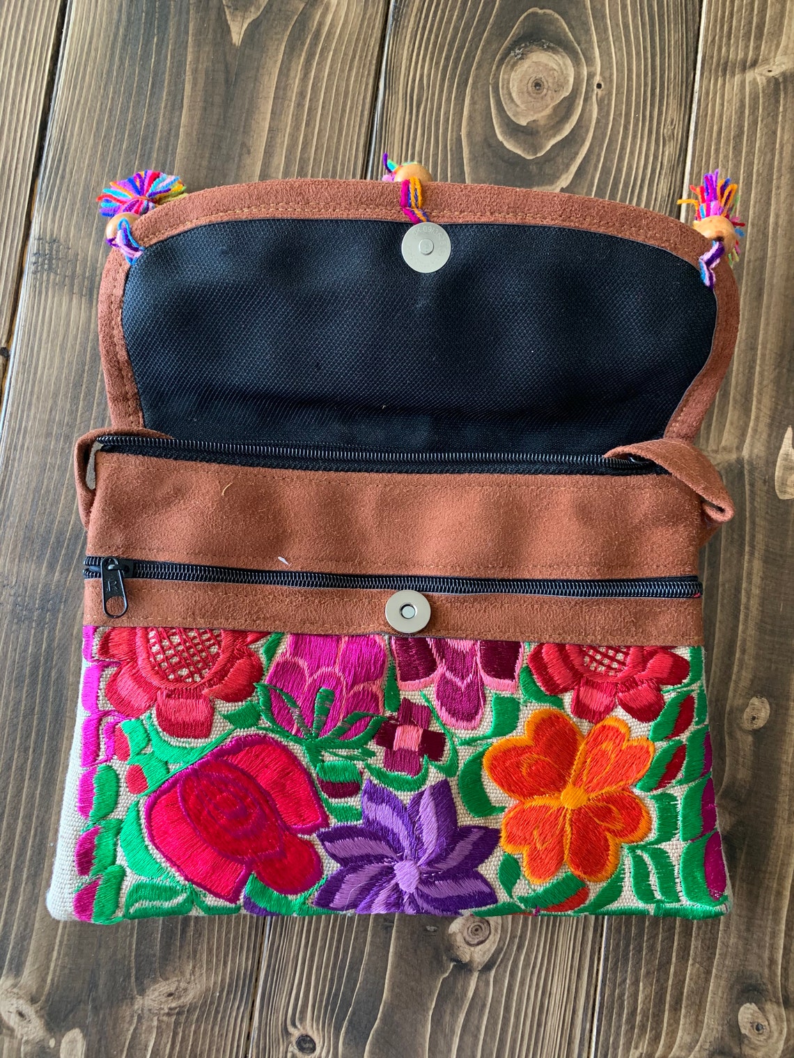 Handmade Embroidered Clutch - Etsy