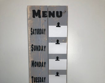 Rustic Menu Board - Etsy