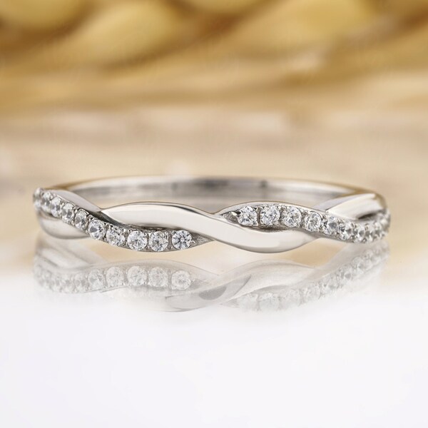 Twisted Wedding Band - Etsy