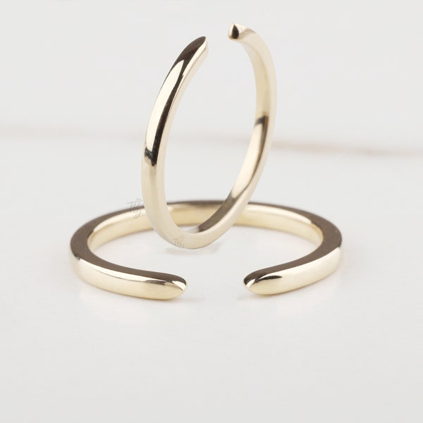 Open Wedding Band - Etsy