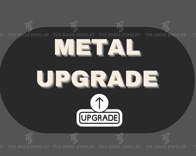 METAL UPGRADE: 10K Solid Yellow Gold - Etsy