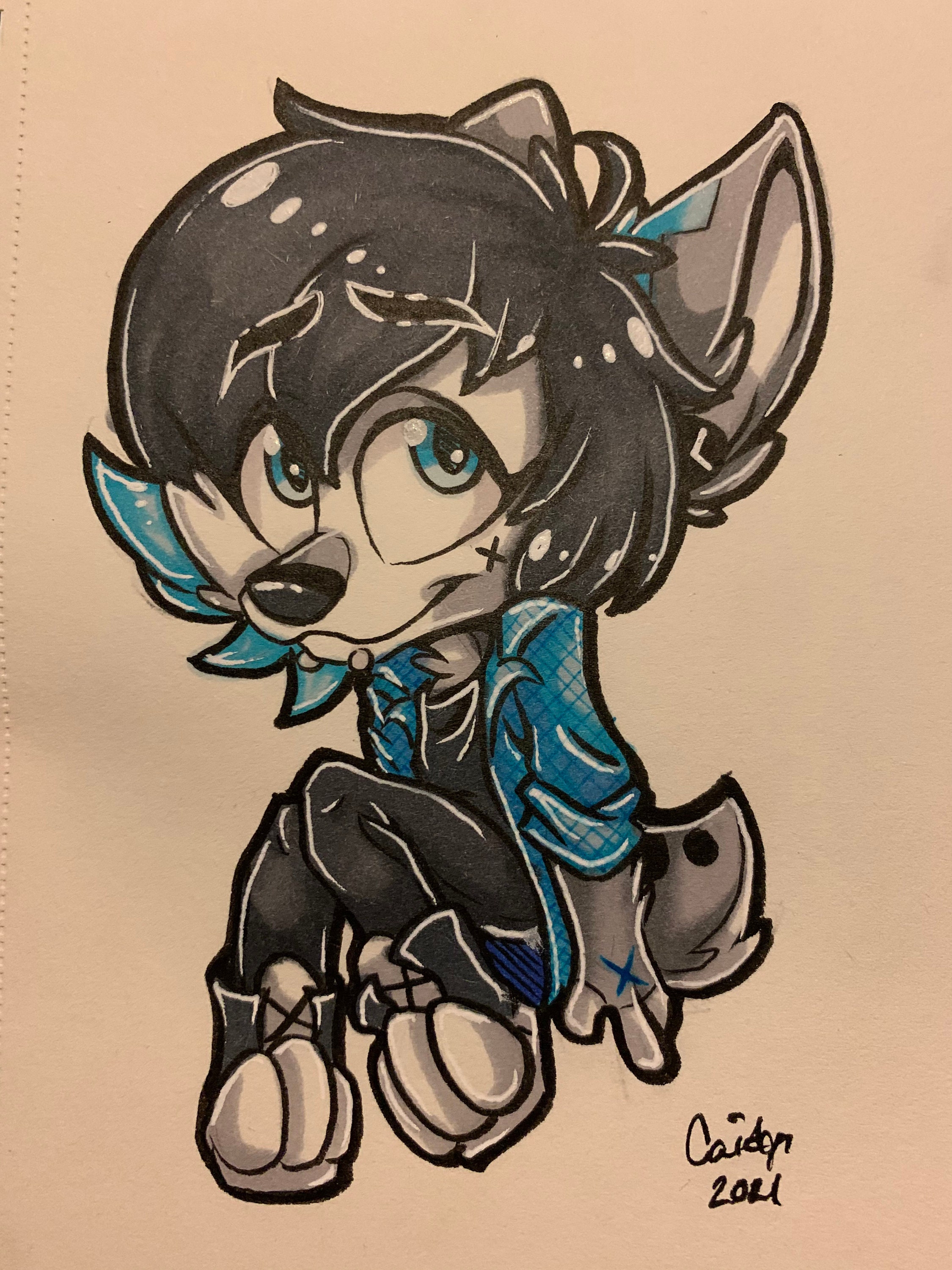 Custom Traditional Furry Character Badge - Etsy